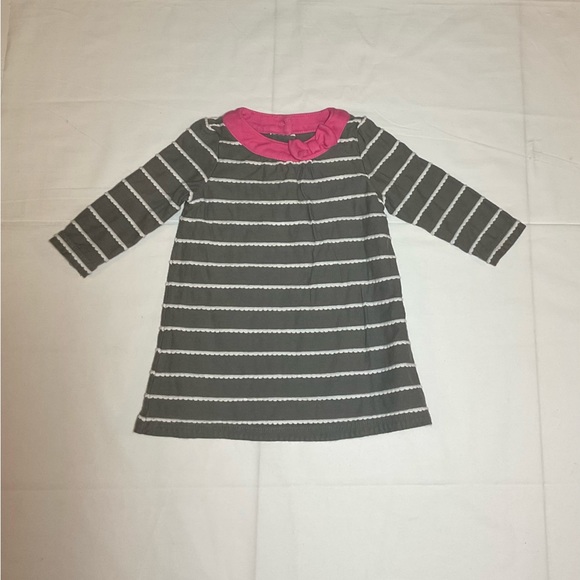 Gymboree | Dresses | Gymboree Baby Girl 62 Months Gray With White ...